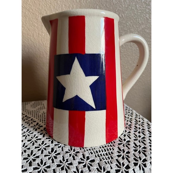 Dining | Rare Vintage Patriotic Pitcher | Poshmark